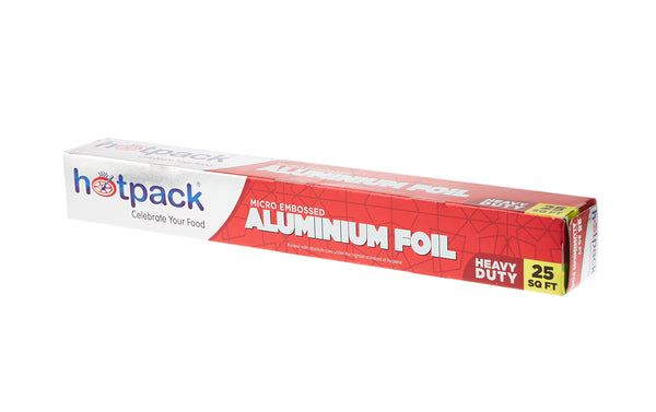 24 Rolls Aluminium Foil Embossed 25Sqft – Hotpack Oman