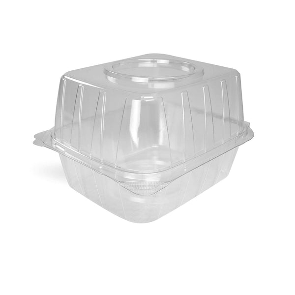 250 Pieces Clear Hinged 10 Croissant Container – Hotpack Oman