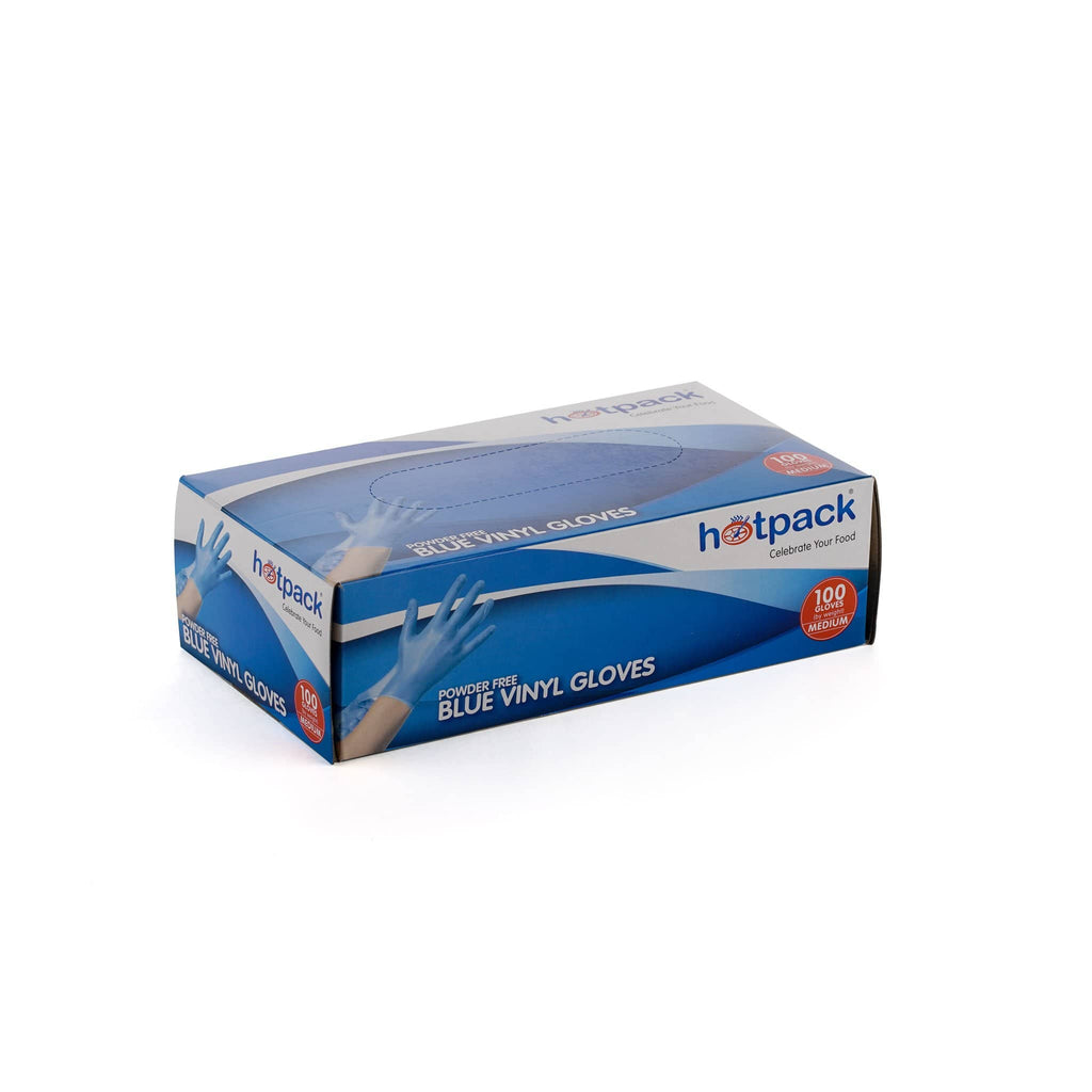 Blue Powder Free Vinyl Gloves – Hotpack Oman